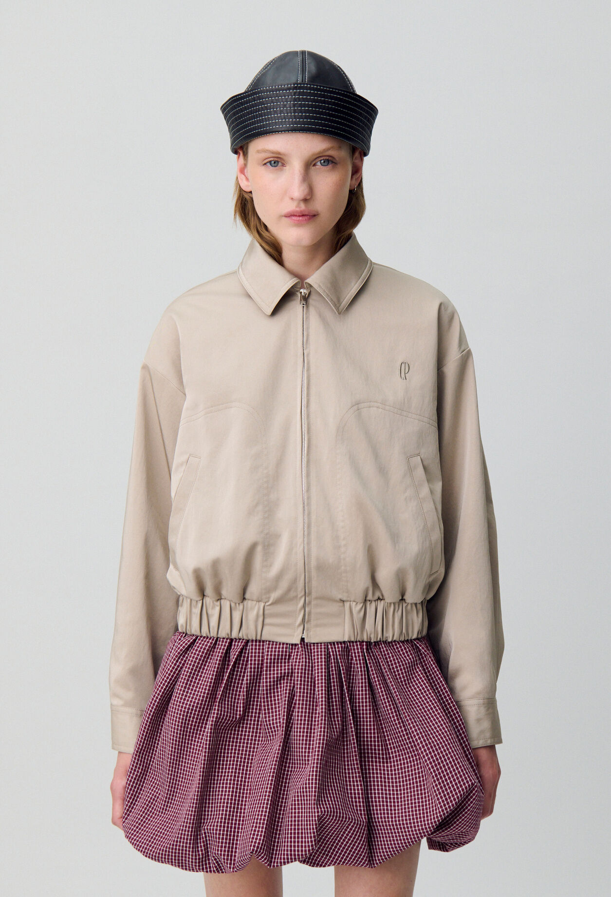 Oversized Zip-up Jacket - Claudie