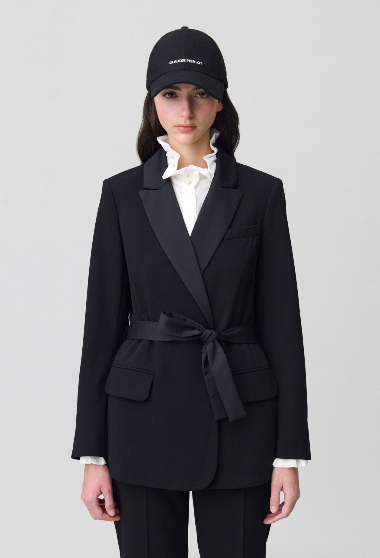 Belted Tailored Jacket - Claudie